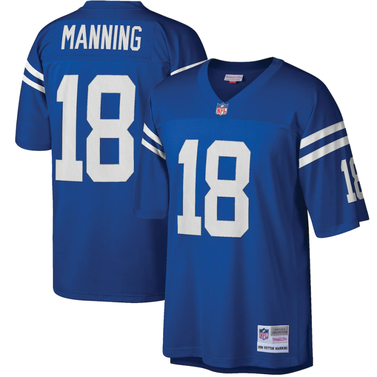 Peyton Manning Jersey S-2X Big 3X 4X 5X 6X Tall XLT 2XLT 3XLT 4XLT